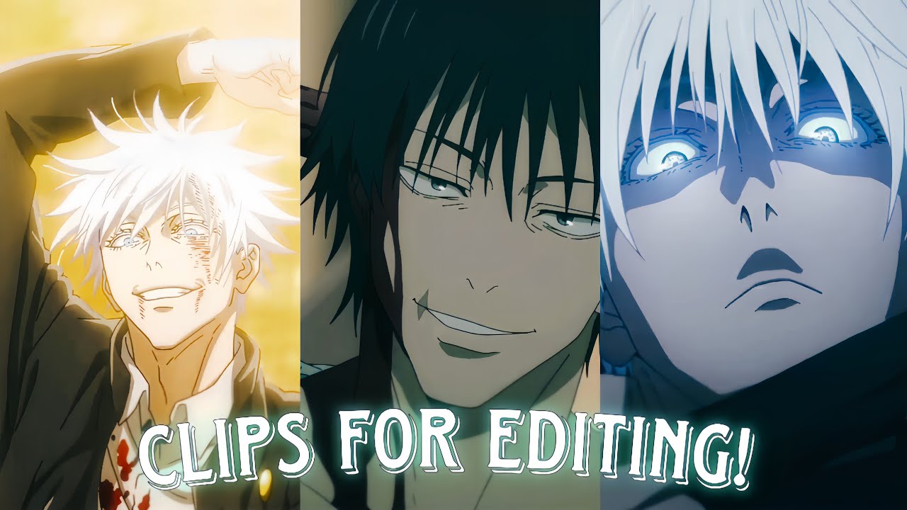 Gojo And Toji Clips For Editing! | Jujutsu Kaisen S2 - YouTube
