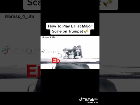 how to play E flat using the trumpet - YouTube