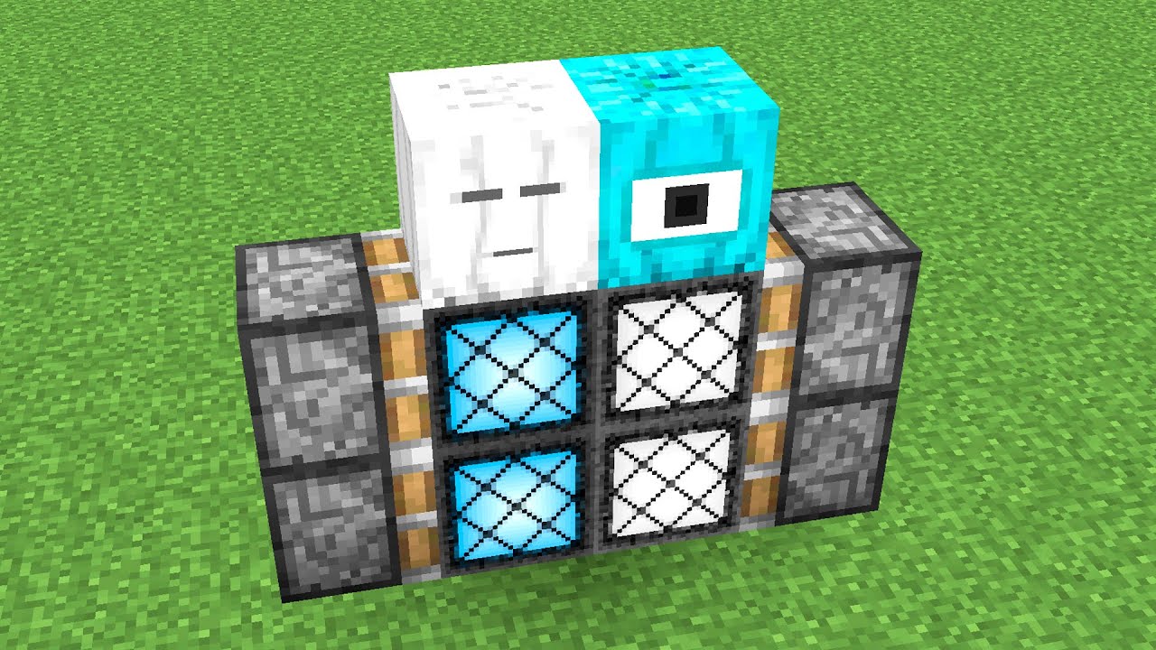 ghast + blue monster = ?? - YouTube