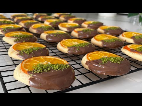 ORTALIĞI KASIP KAVURAN  O MEŞHUR ￼PORTAKALLI KURABİYE TARİFİ 😍 Bolca Yap Dondurucuya At 🥳