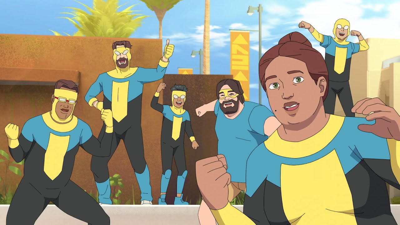Invincible Cosplay Fans Do the Title Screen Comic Con Season 2 Episode ...