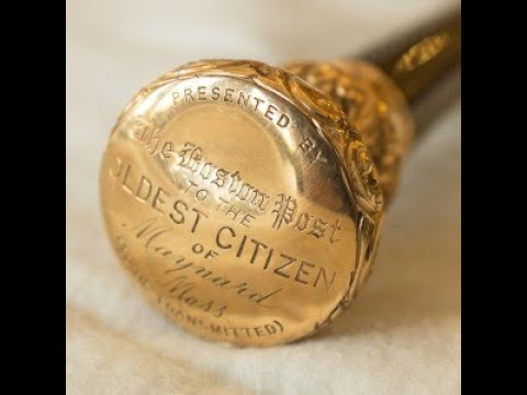 Donald Curley's Boston Post Cane Ceremony - YouTube