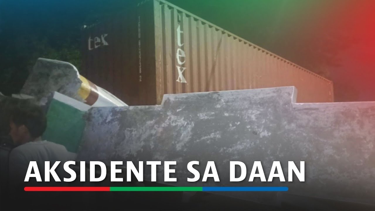 Truck driver, bumangga sa arko, nadaganan nito | ABS-CBN News - YouTube