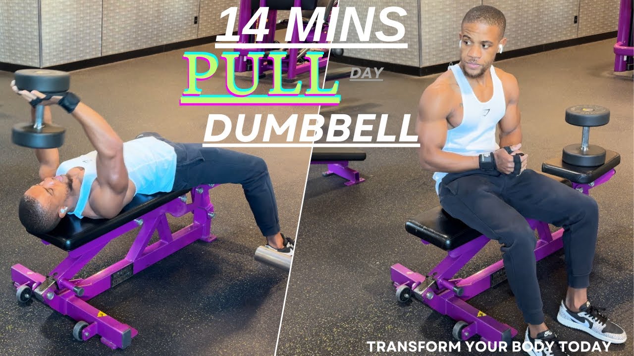 14 Min Pull Day Dumbbell Workout you should be doing for Strength ...