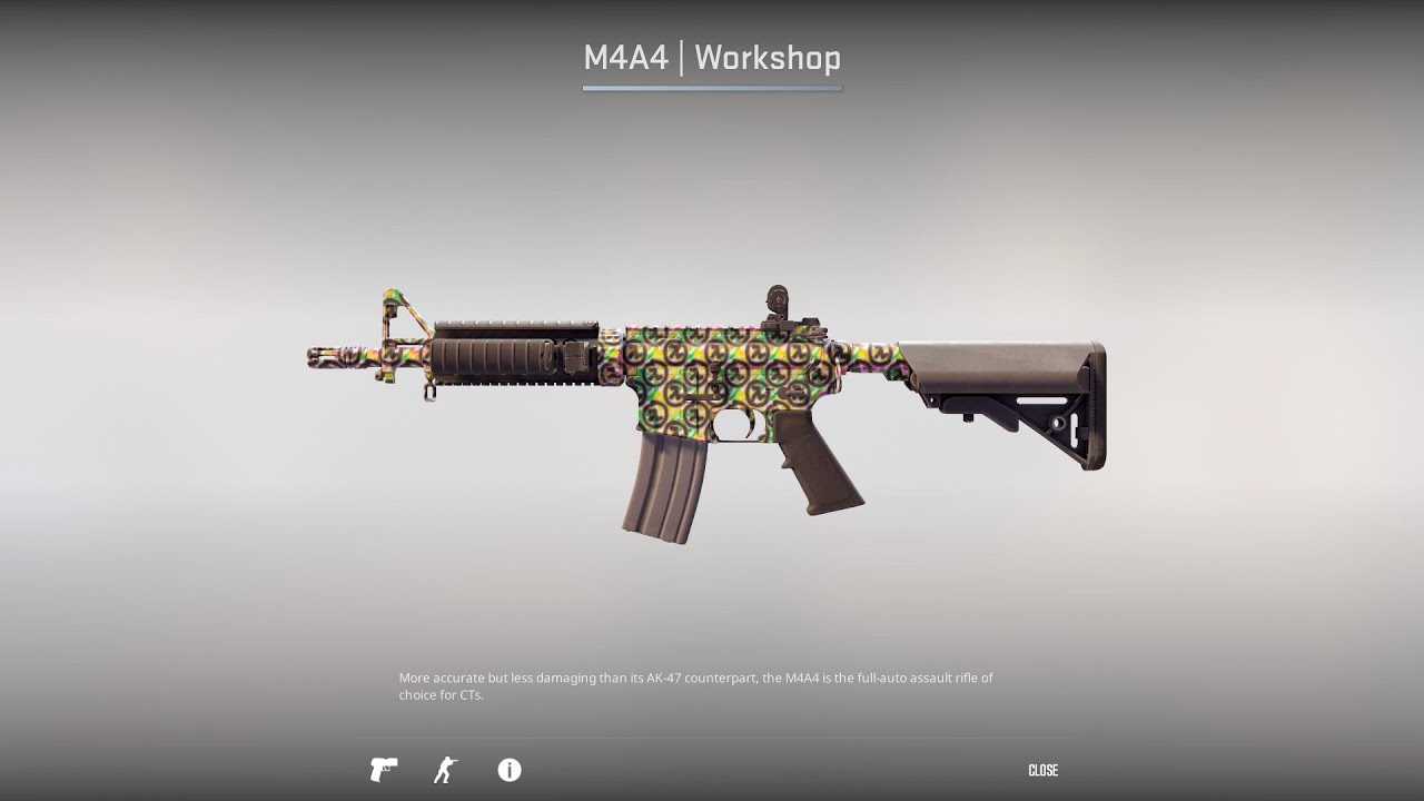 M4A4 Spray Lambda. Pearlescent. Counter-strike 2 skins. - YouTube