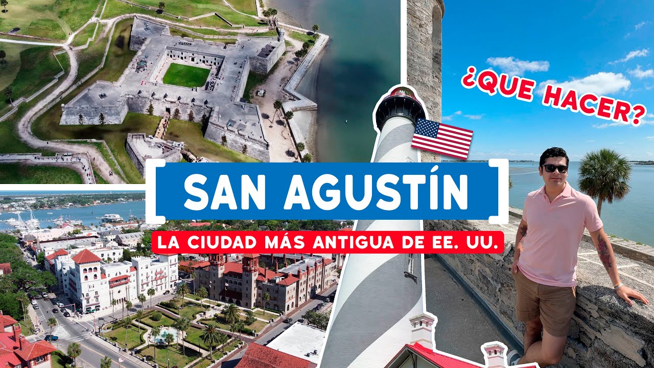 🇺🇸 JOYA de FLORIDA cerca a Orlando | San Agustin, la ciudad más antigua ...