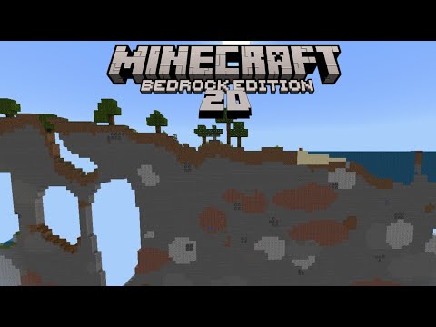 MINECRAFT BEDROCK 2D!!! - YouTube