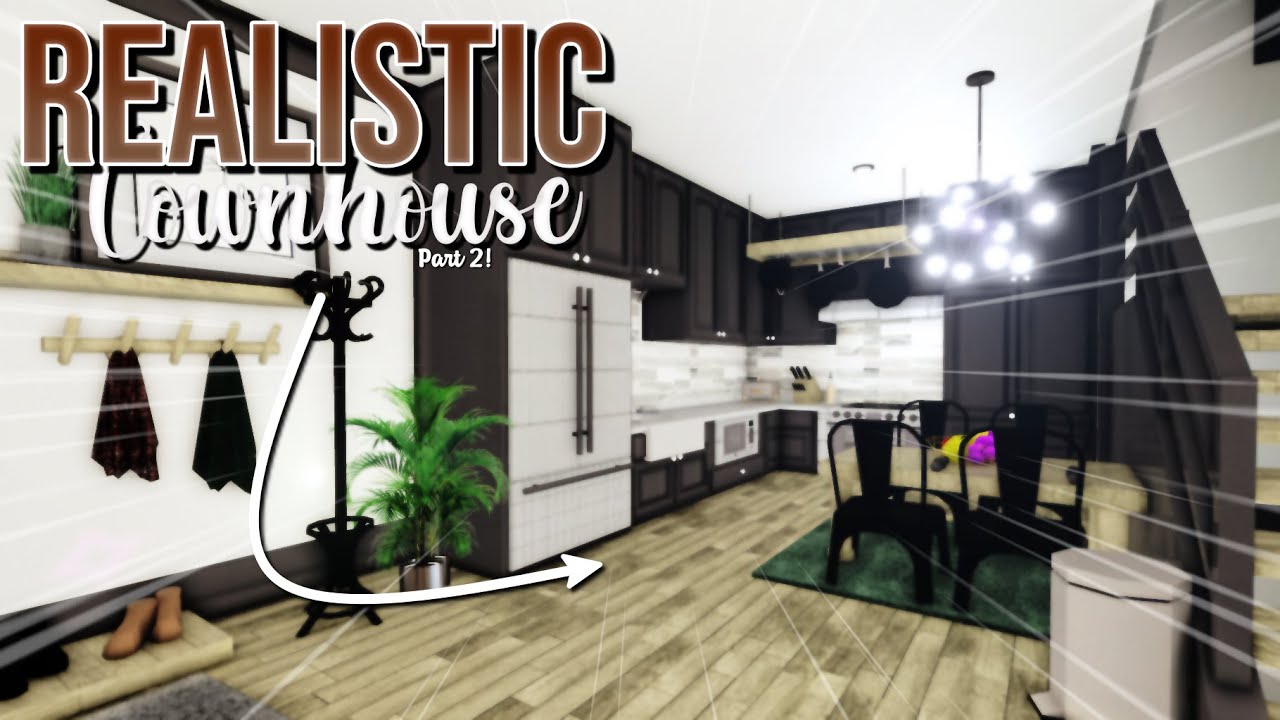 Decorating a realistic townhouse... (Part 2) - YouTube