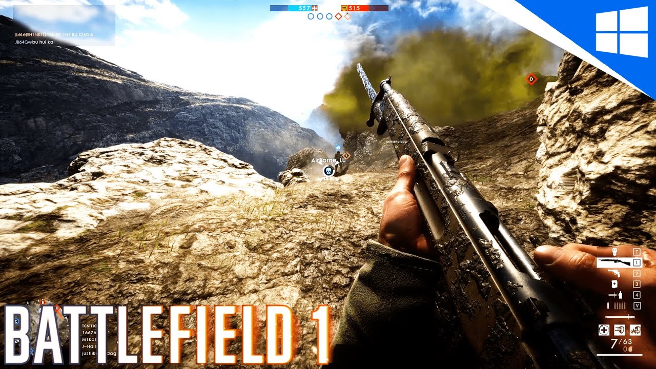 Battlefield 1 Monte Grappa - Conquest Gameplay | Ultra High Graphics ...