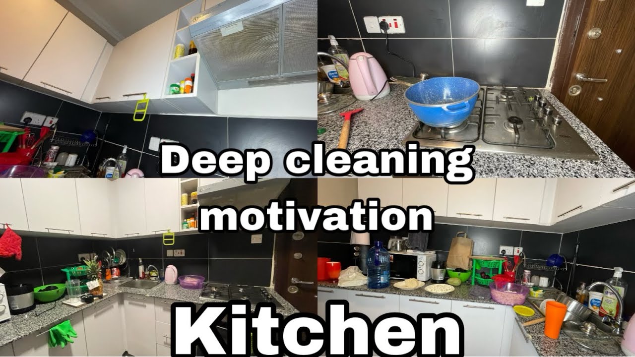 DEEP CLEANING MY MESSY AND UNTIDY KITCHEN 2023//APARTMENT KITCHEN CLEAN ...