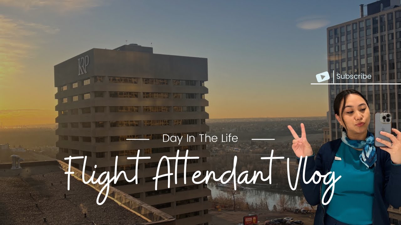 Flight Attendant Vlog: Woke Up Late On My Report Time 🥴 - YouTube