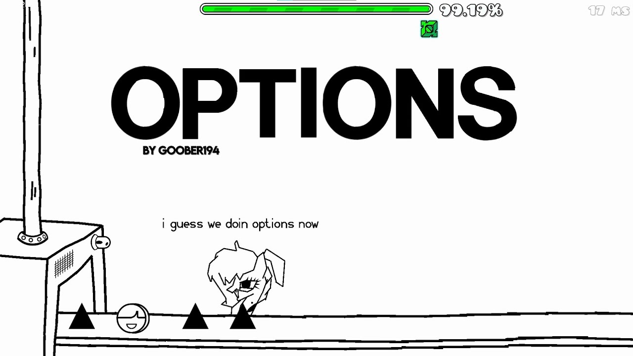 Geometry Dash - Options by GOOBER194 100% - YouTube