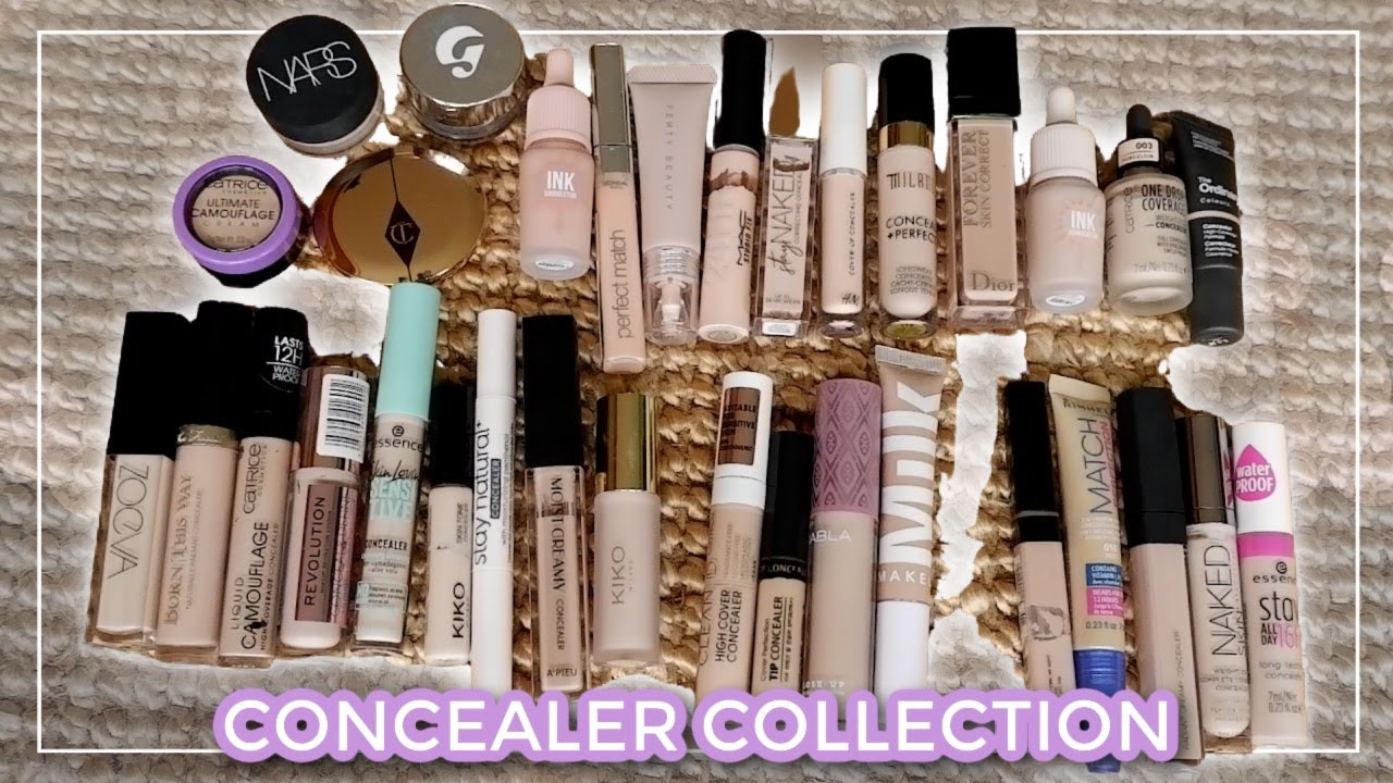 CONCEALER COLLECTION 2021 // Reviewing & swatching all my concealers ...
