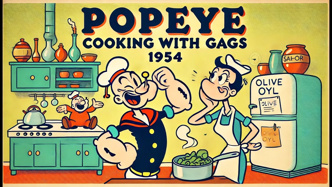🍲 Popeye: Cooking With Gags (1954) 🍲 | Hilarious April Fool's Day Fun ...