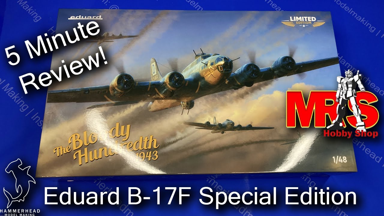 Eduard 1/48 B-17F "Bloody Hundredth" Special Edition | 5 Minute Review - YouTube