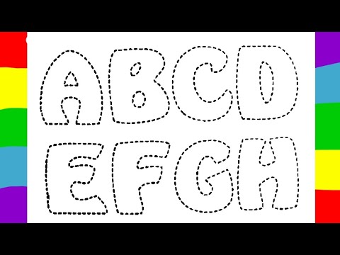 Abcd tracing for kids| ABC TRACING| Alphabet tracing and colouring ...