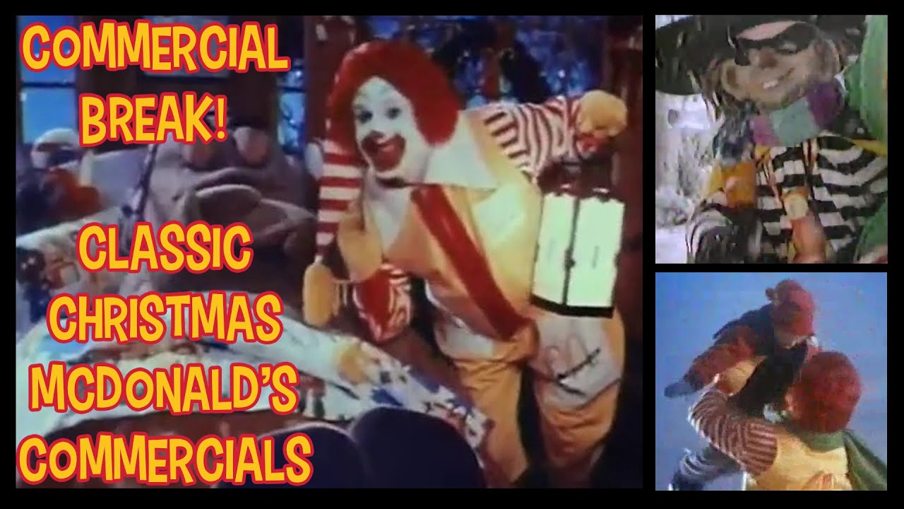 Commercial Break - Classic Christmas McDonalds Commercials - YouTube