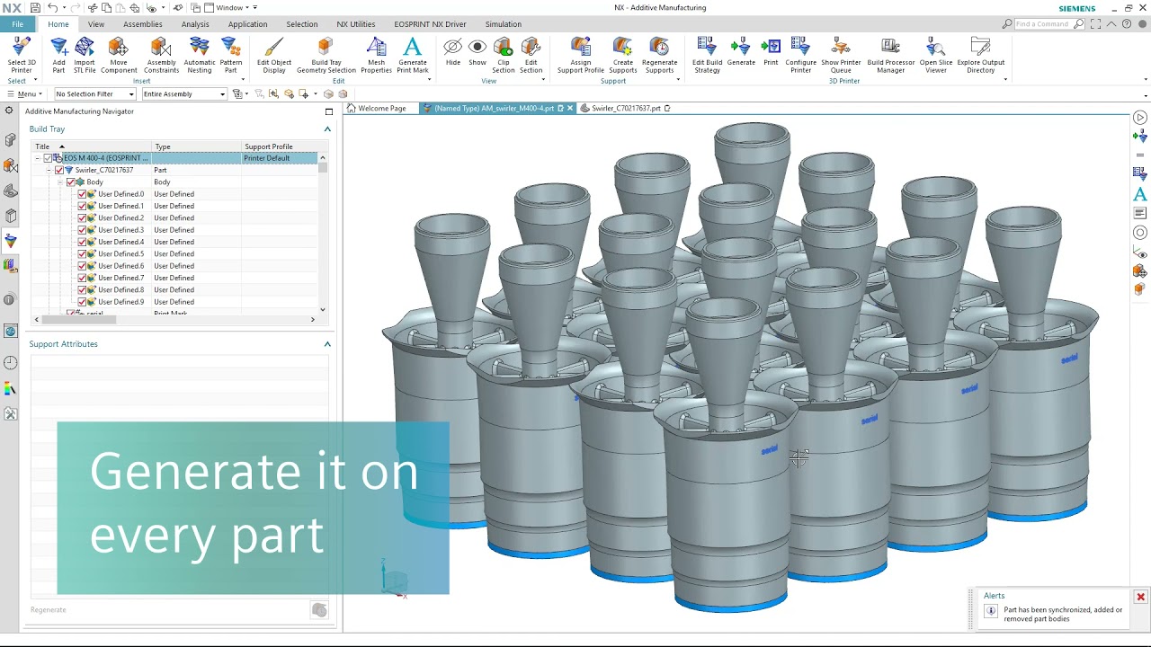 NX Part Serialization Enables a Traceable Digital Thread - YouTube