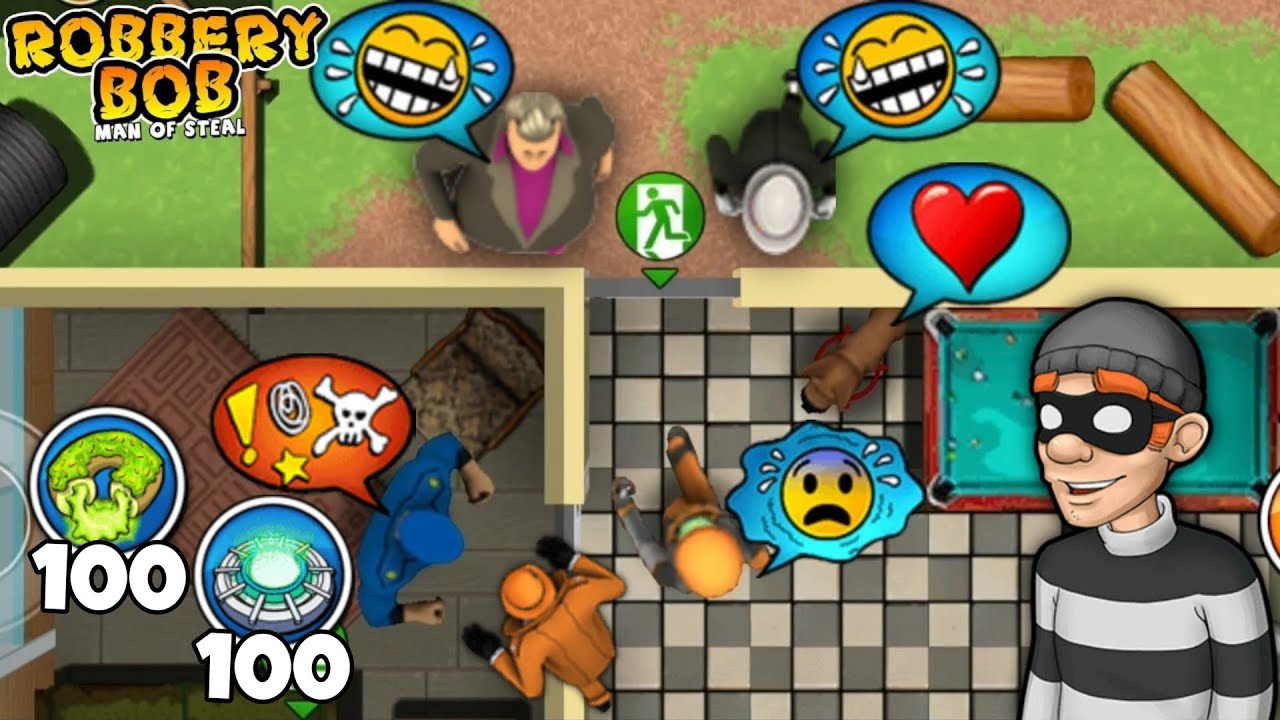 Robbery Bob - Hazmat Bob and Stylish Bob Use 100 Shop Part 21 - YouTube