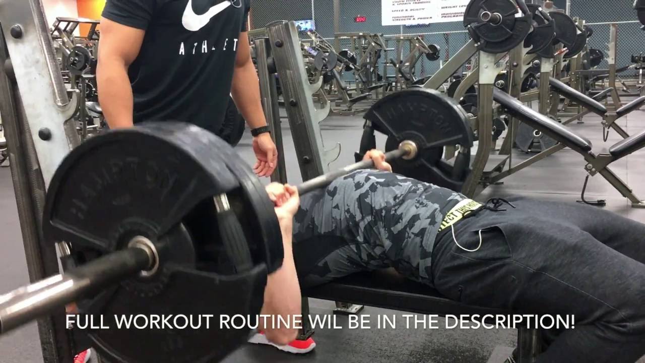 How's my lean bulk going/ Chest Routine!? - YouTube