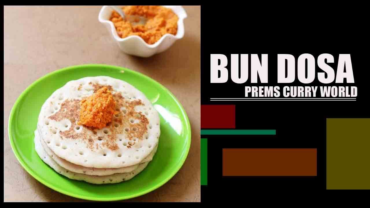 how to make special bun dosa - YouTube