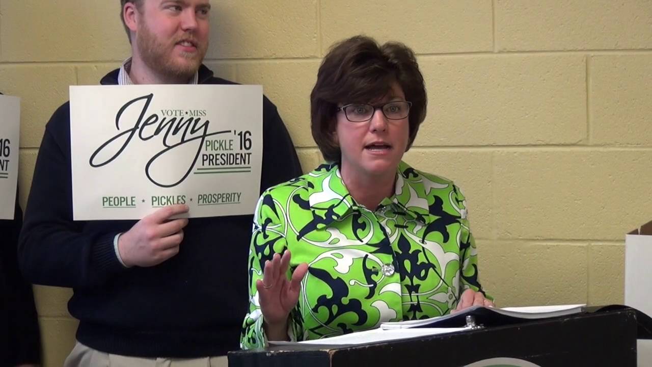 Miss Jenny for Pickle President 2016 - YouTube