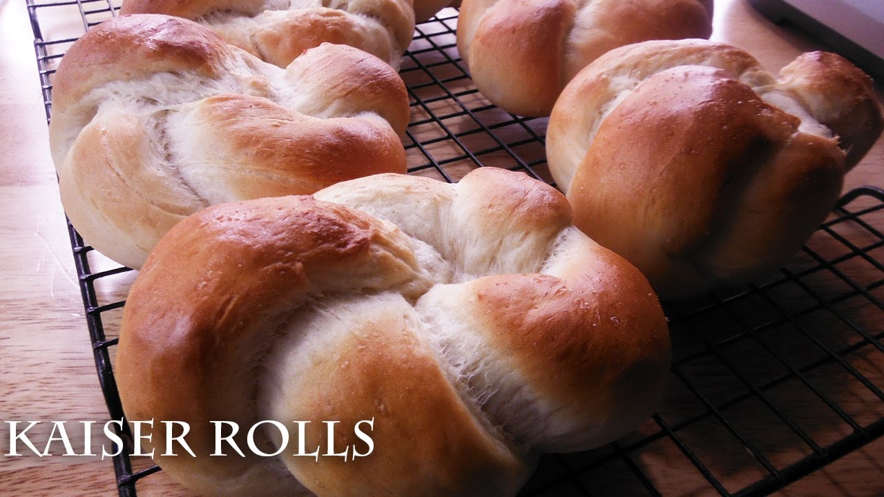 Kaiser Rolls - Recipe - YouTube