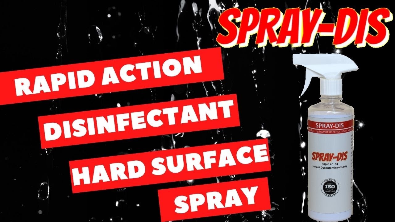Spray-dis Rapid Action Disinfectant Spray - YouTube