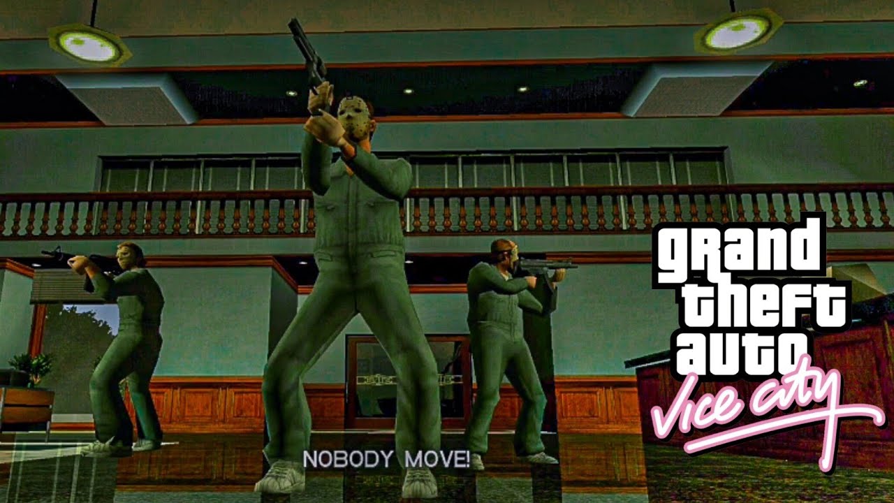 Gta Vice City - Bank Heist 🏦💰 - YouTube