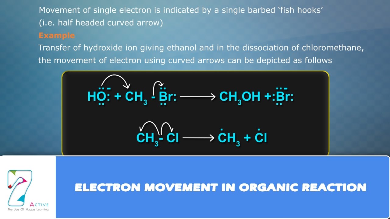 ELECTRON MOVEMENT IN ORGANIC REACTION - YouTube