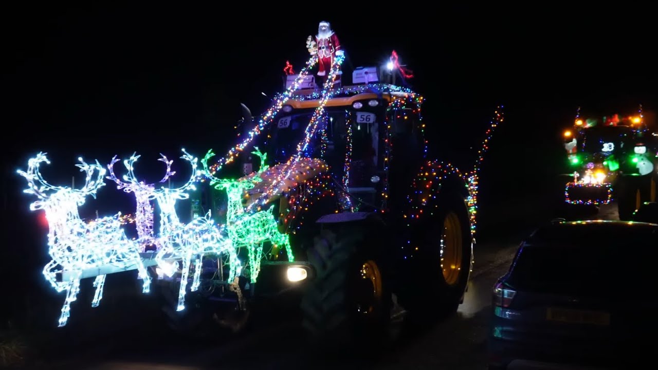 R C Baker Christmas Tractor Run 2023 - YouTube