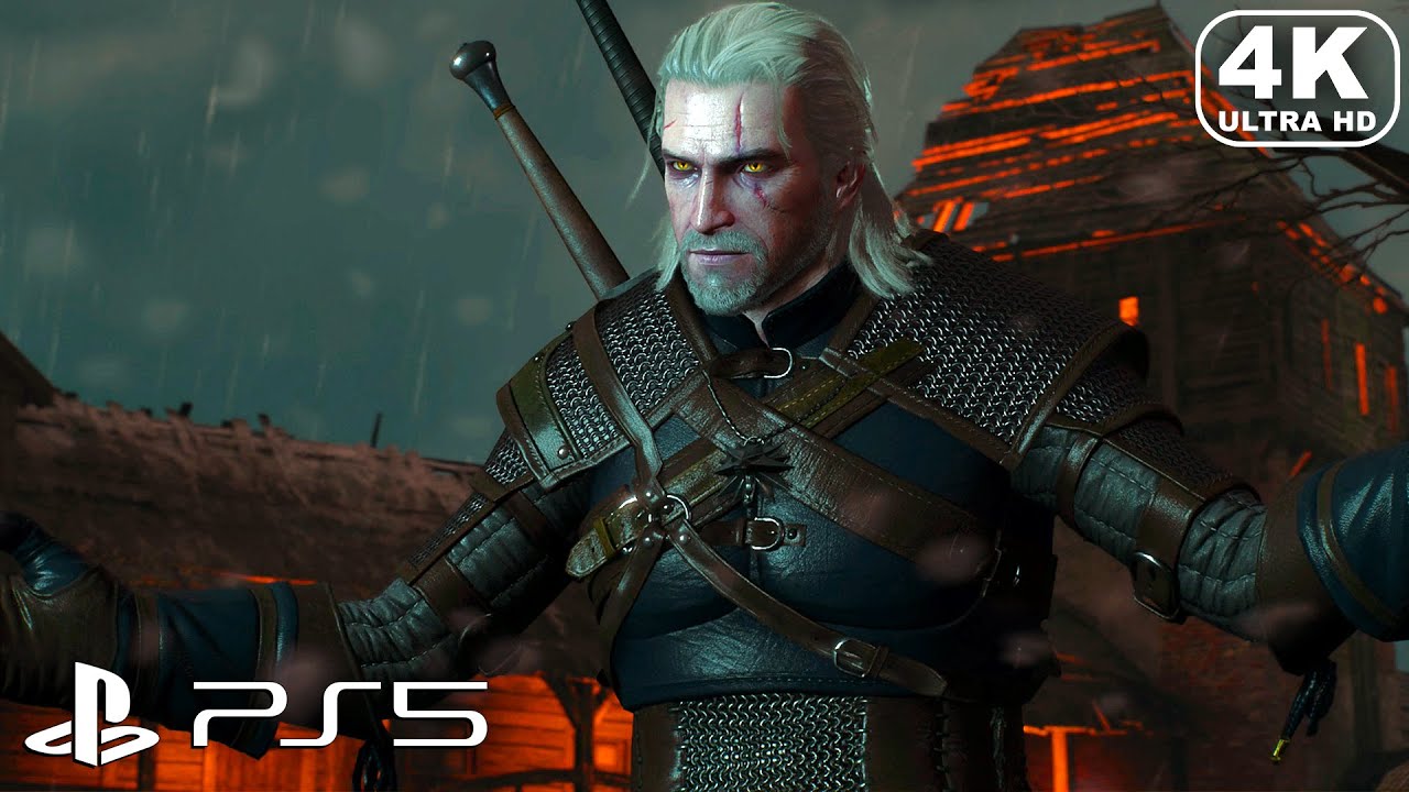 The Witcher 3 Wild Hunt Next-Gen PS5 - Geralt follows the Lubberkin (4K ...