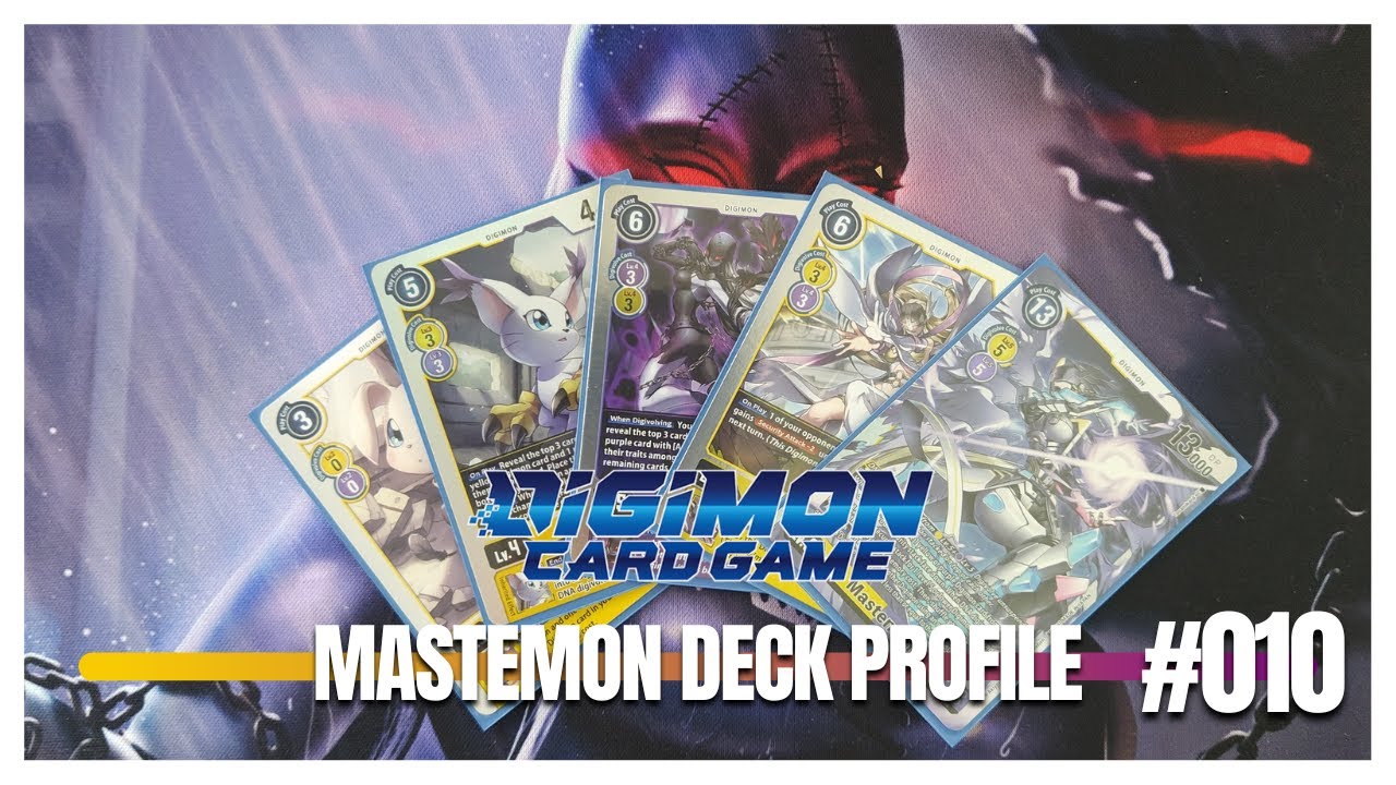 DIGIMON CARD GAME #010 - MASTEMON BUDGET DECK PROFILE - YouTube