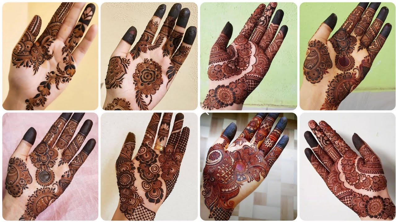 Easy Simple Back side Mehndi design|Stylish Mehndi designs| Mehandi ka ...