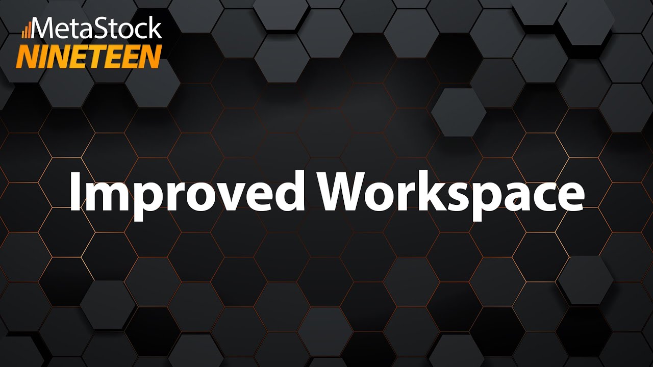 The New and Improved Workspace in MetaStock 19 - YouTube