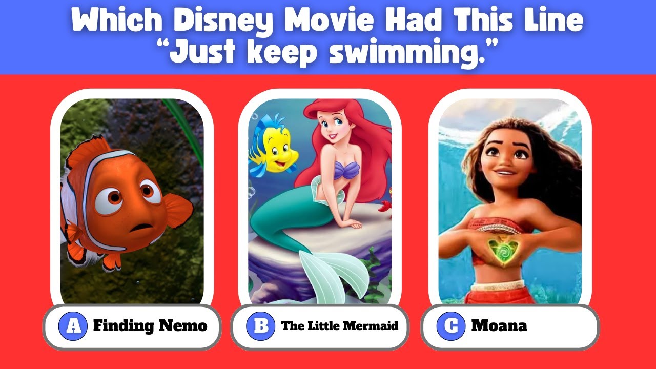 Disney Movie Quotes Trivia Quiz 🍿 Can You Guess Disney Movie These ...