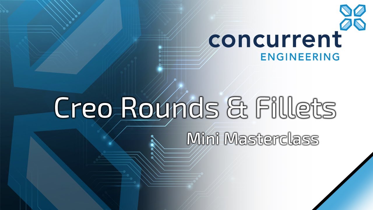 How to use Creo Rounds & Fillets - YouTube