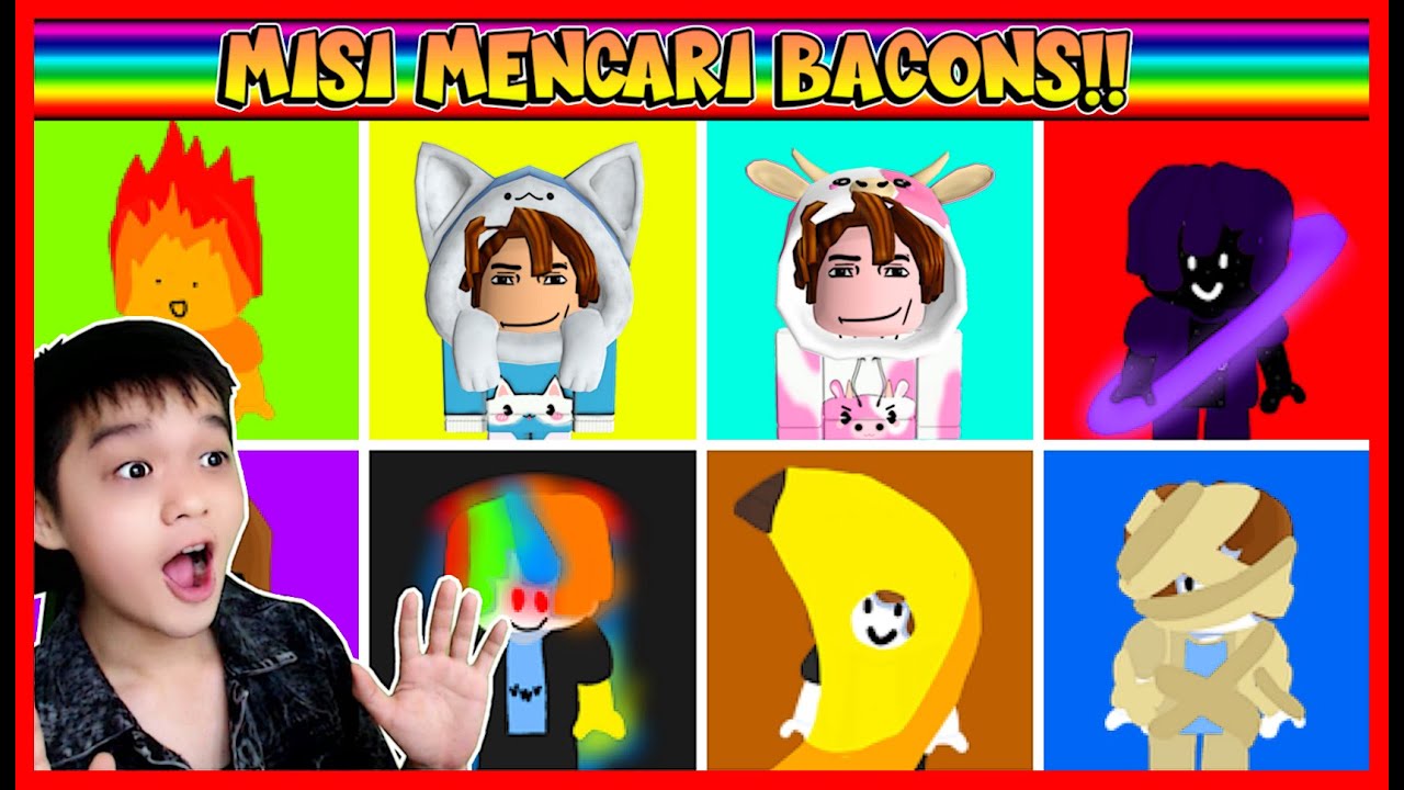 ATUN & MOMON MENEMUKAN SEMUA BACONS ?? Feat @sapipurba Roblox Indonesia ...