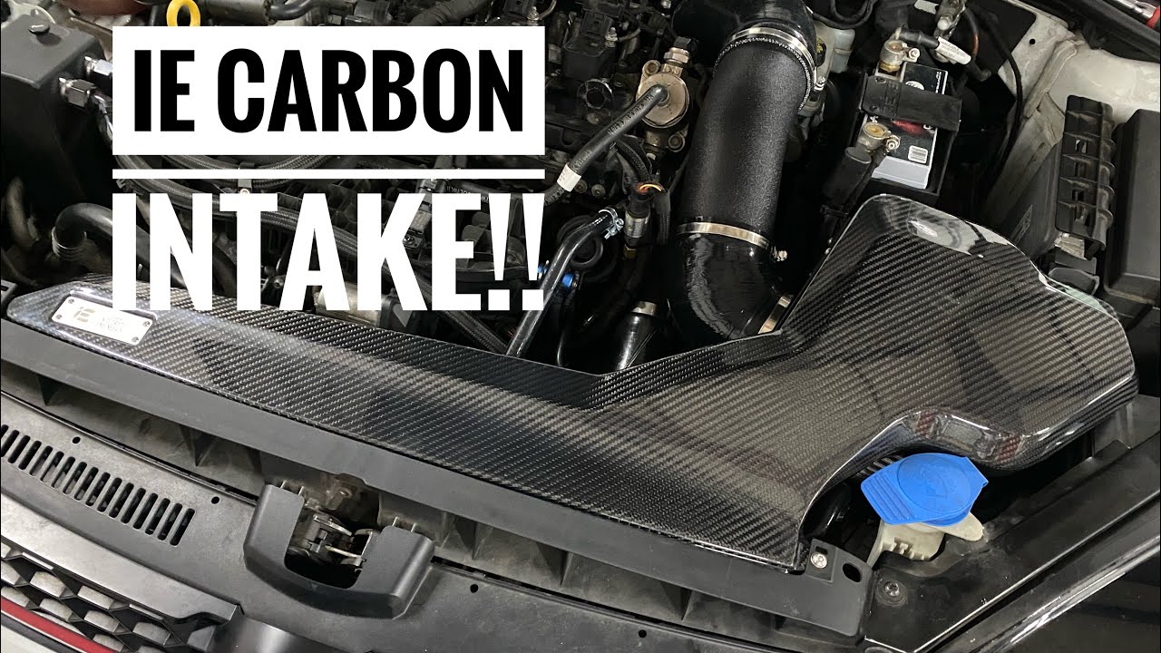 Integrated Engineering Carbon Fiber Intake Install MK7 GTI - YouTube