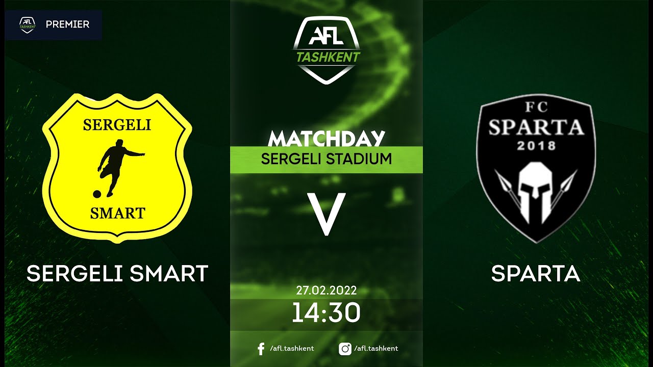 AFL prem div 16-tur SERGELI SMART-SPARTA - YouTube