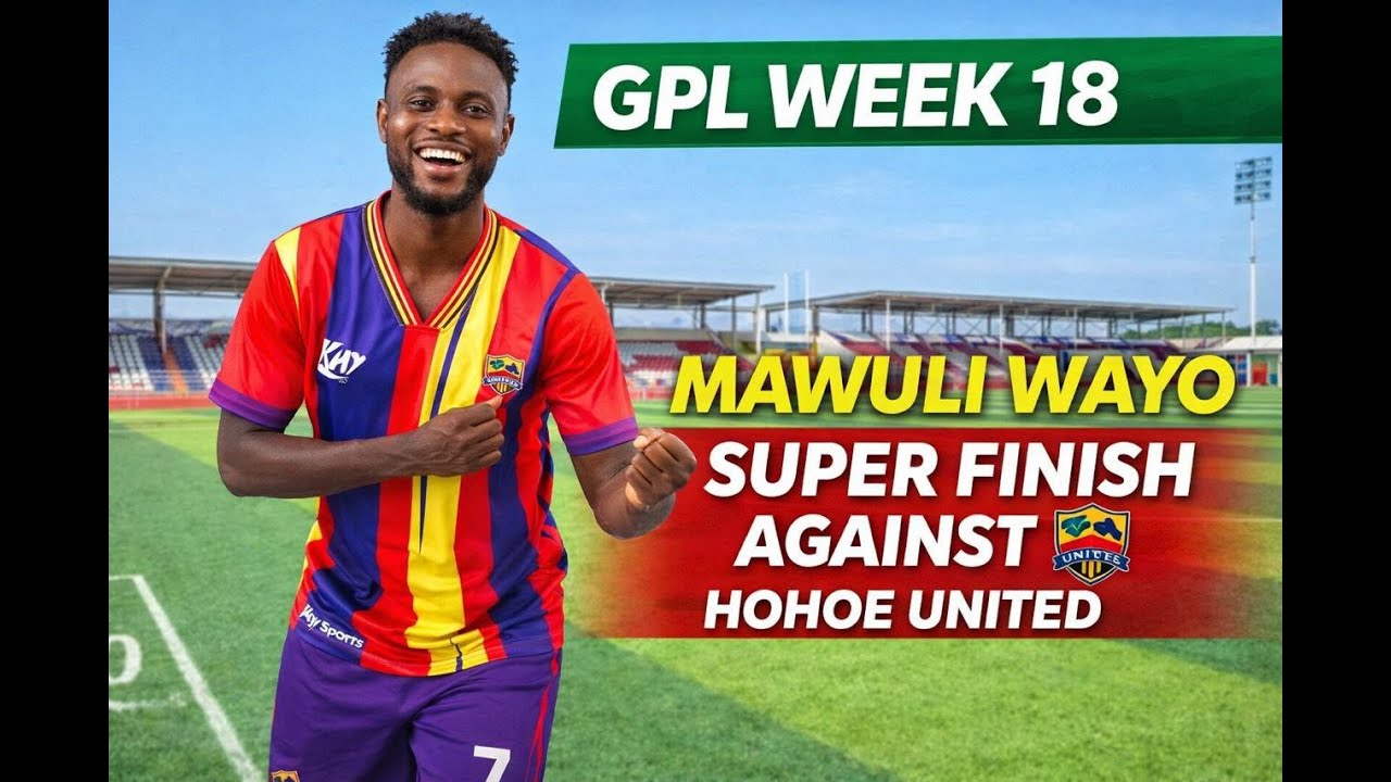ICE-COLD FINISH 🥶 Mawuli Wayo Scores a Beauty vs Hohoe United - YouTube