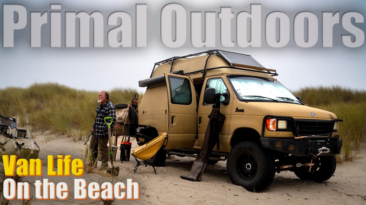 Van Life on the Beach - YouTube