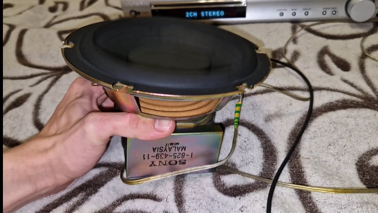 Sony ss ws3 ws12 free air bass test - YouTube