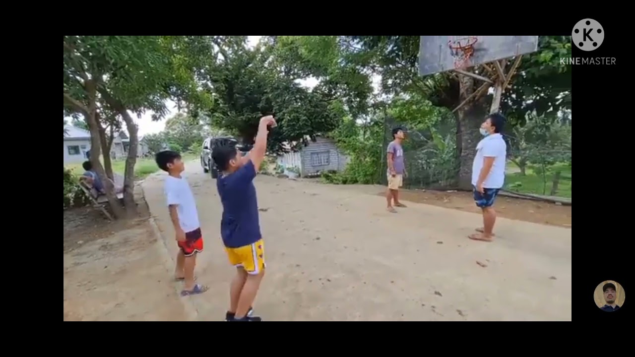 basketball time kuya dave and techram kids - YouTube