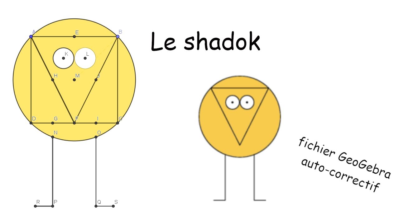 Construction du Shadok dans GeoGebra - YouTube
