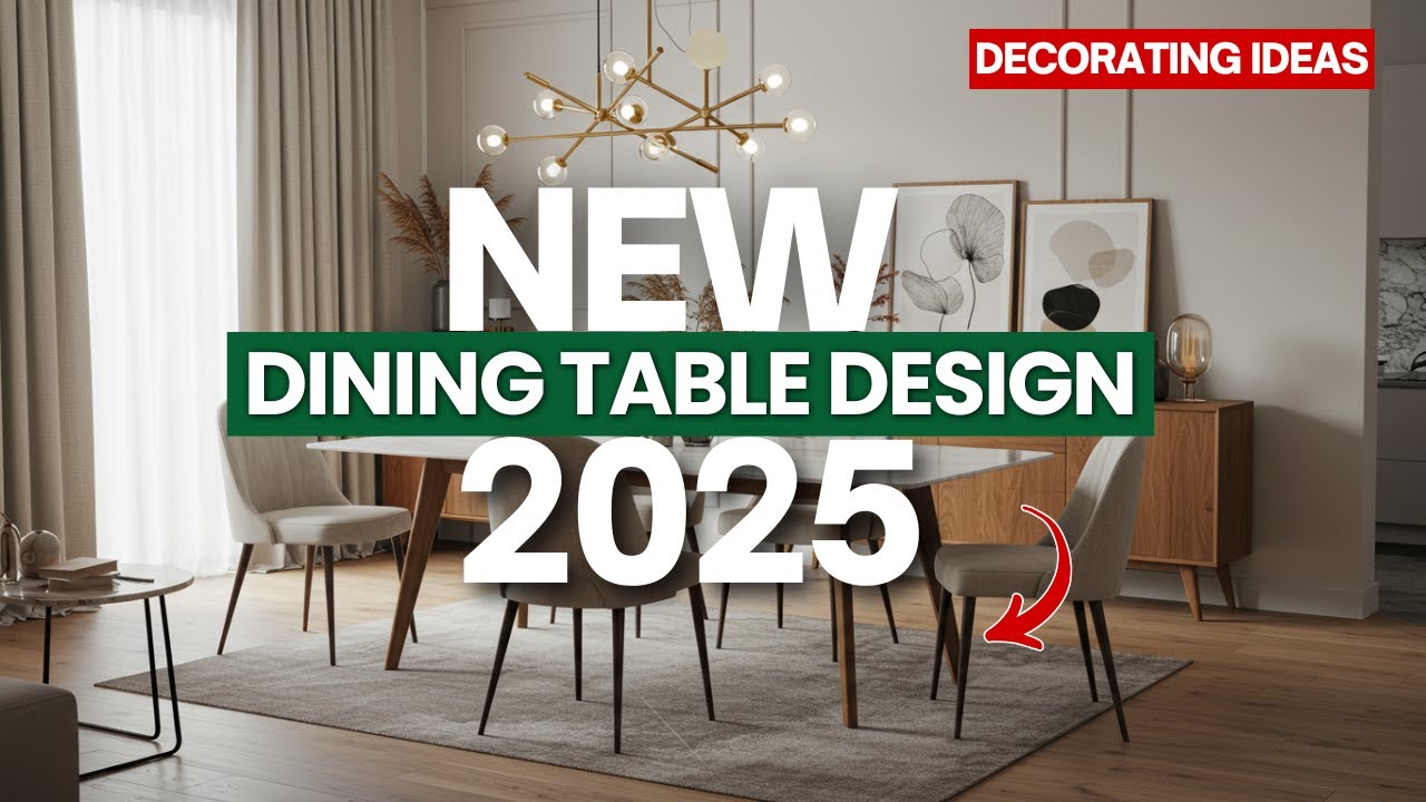 What Makes a PERFECT Dining Table Design in 2025? - YouTube
