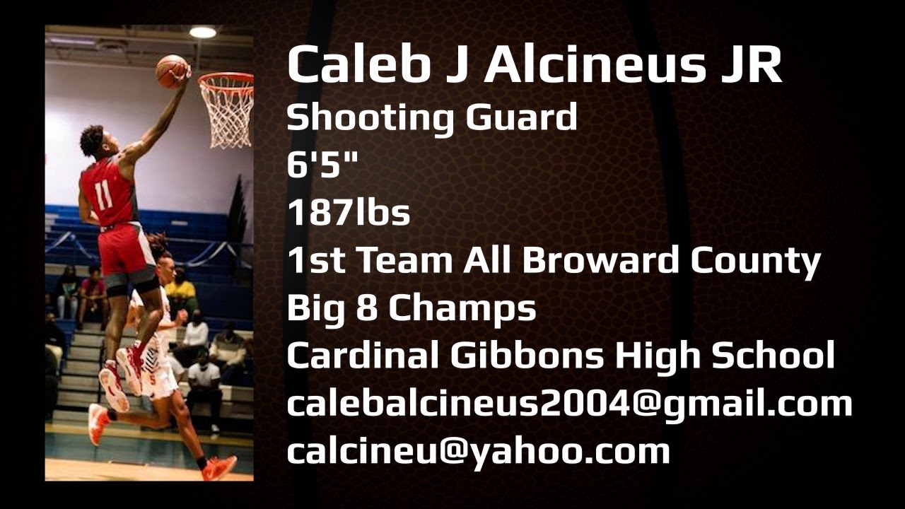 Caleb Alcineus Jr Basketball Highlight Film - YouTube