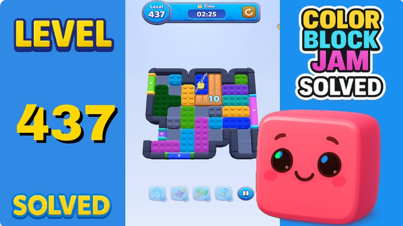 Color Block Jam Level 437 - WIN FAST - YouTube