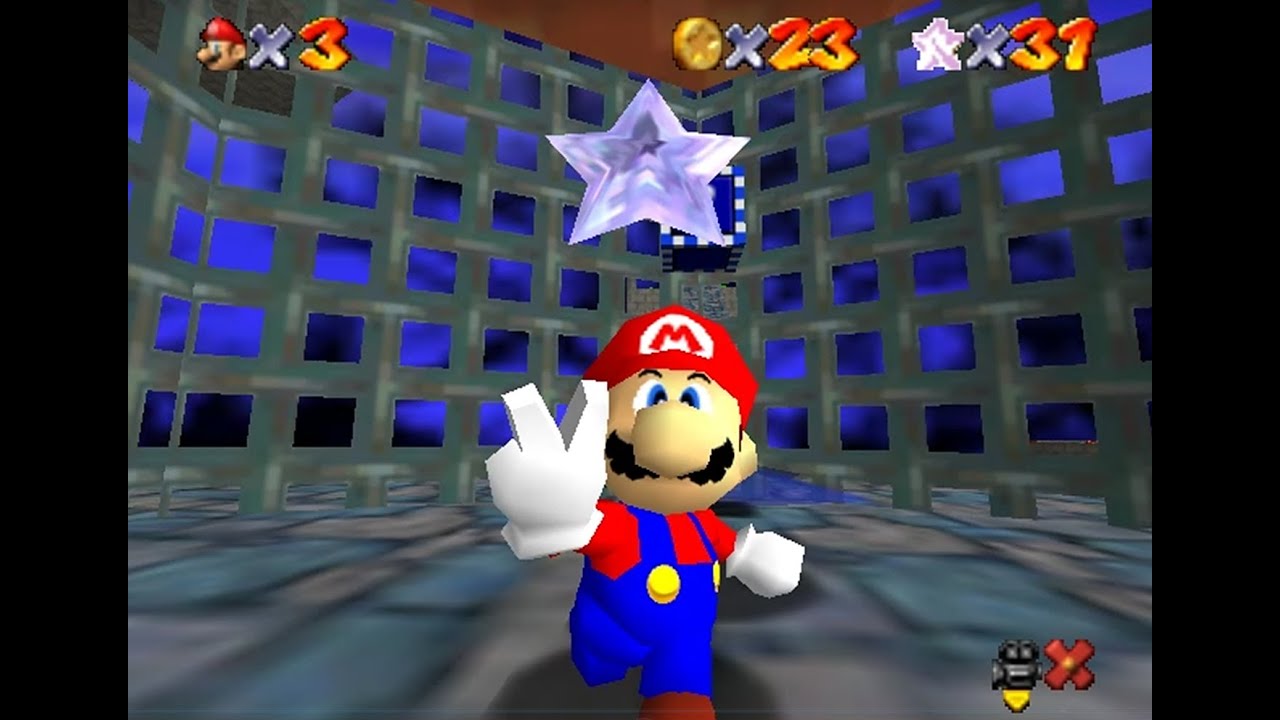 SM64: The Crystal Stars (Vanish Cap) The Floating Fortress - YouTube