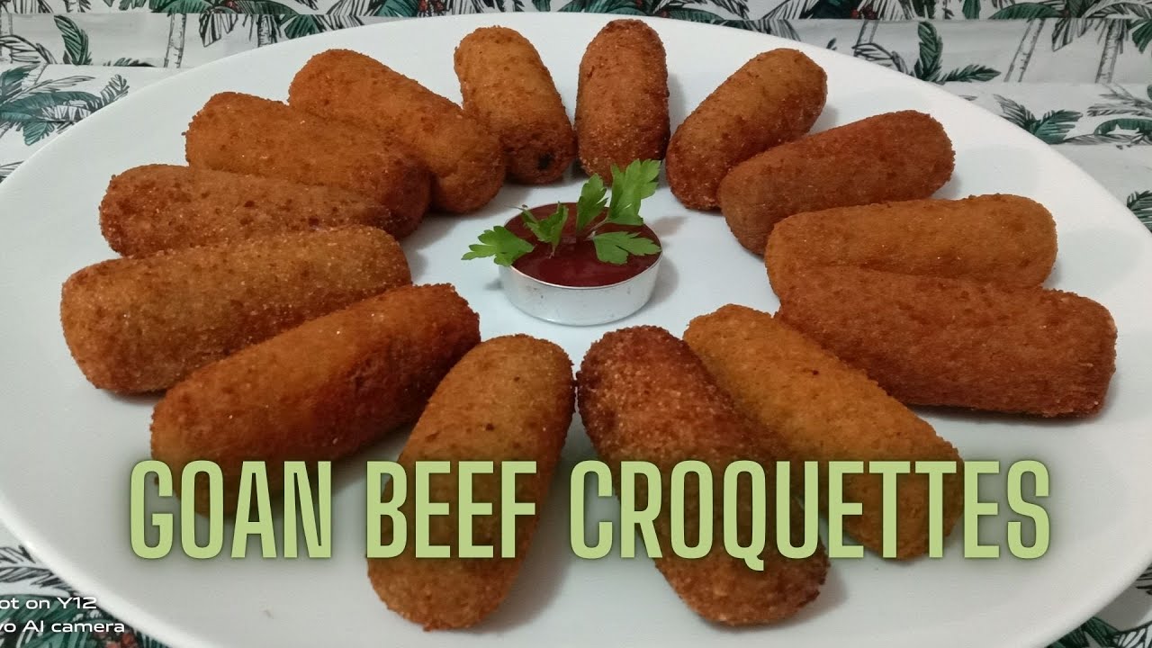GOAN BEEF CROQUETTES | EASY AND DELICIOUS APPETIZER | AUTHENTIC GOAN ...